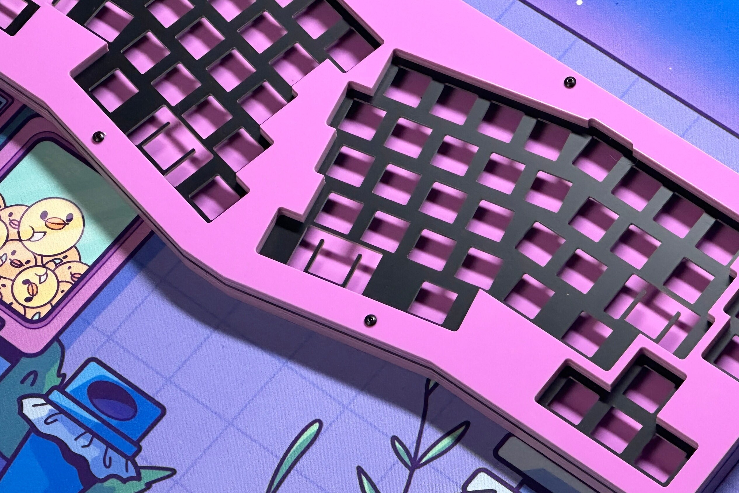 Purple Pastel Alice Keyboard Kit Arisu PCB - Etsy