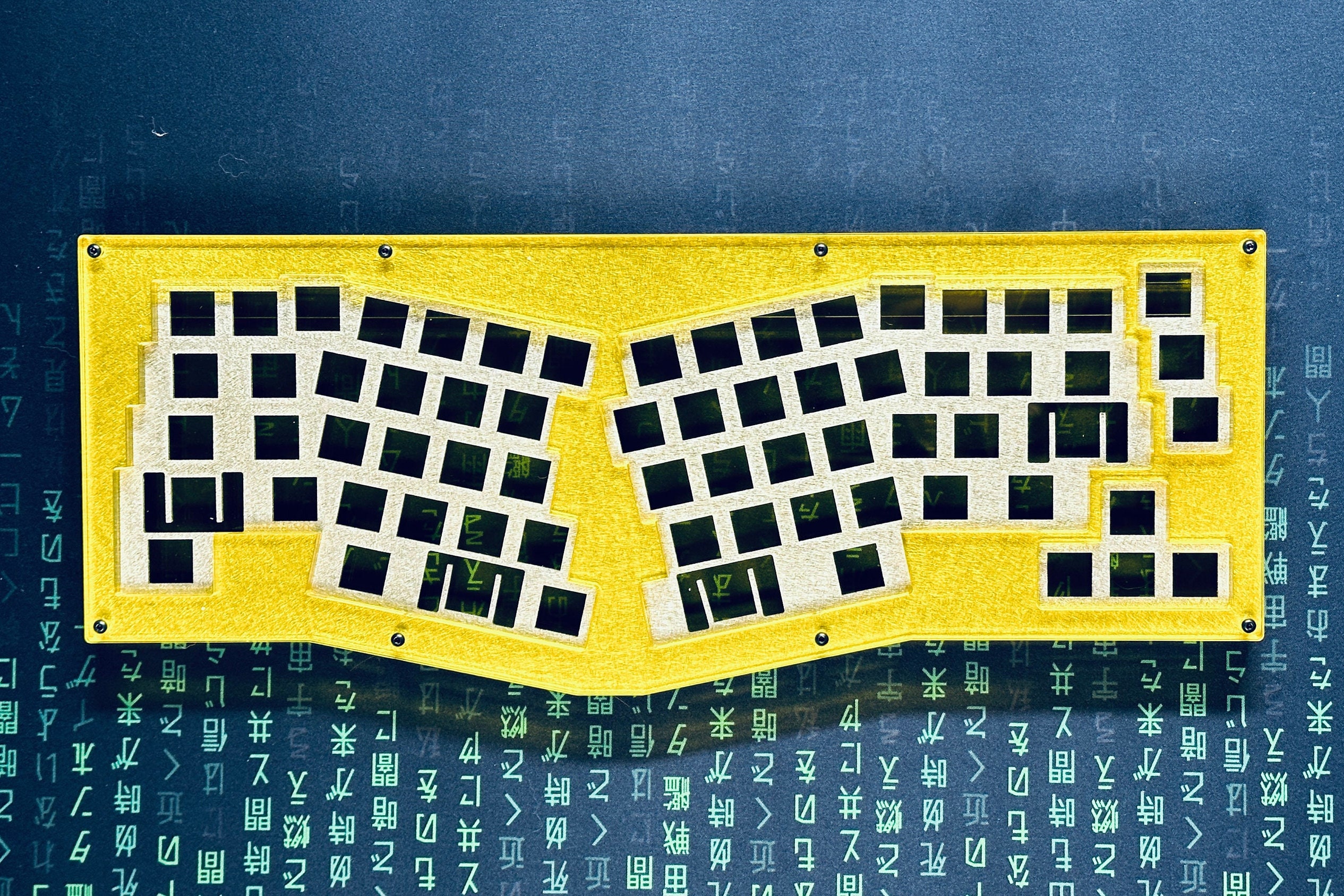 Yellow Neon Case Alice Keyboard Kit Arisu PCB - Etsy