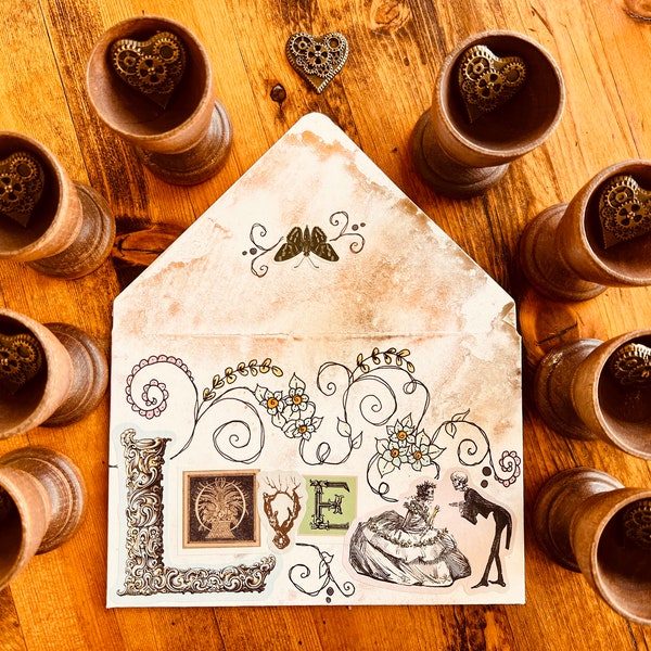 Decorated Envelopes - Etsy