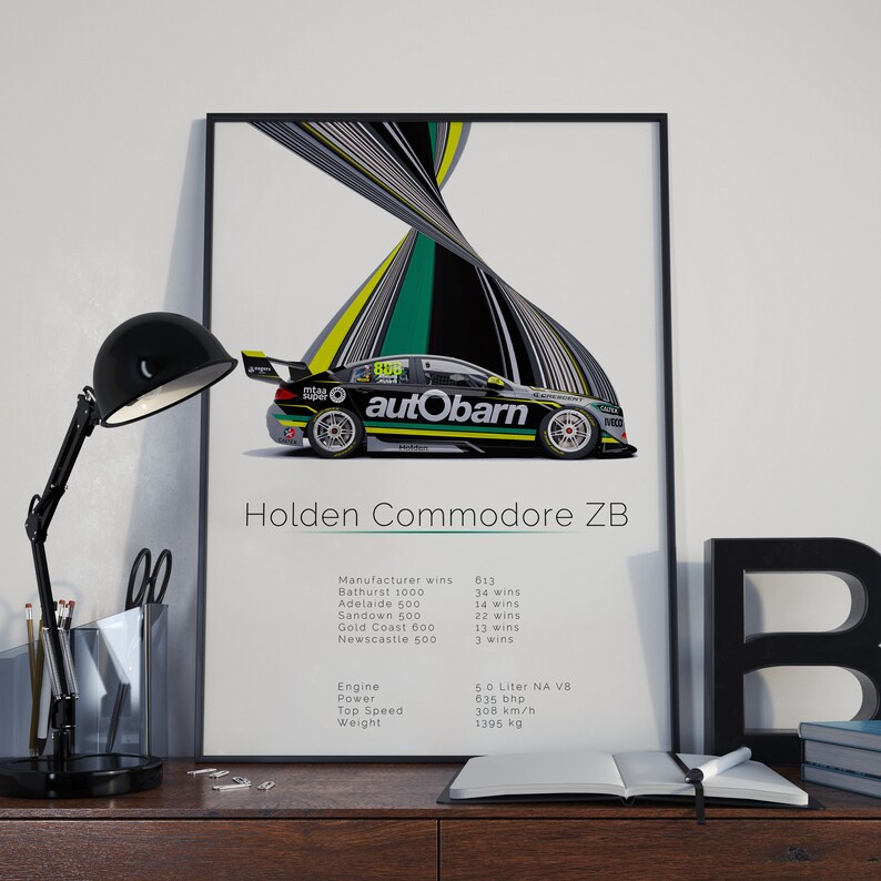 Holden Commodore ZB Car Artwork - Etsy