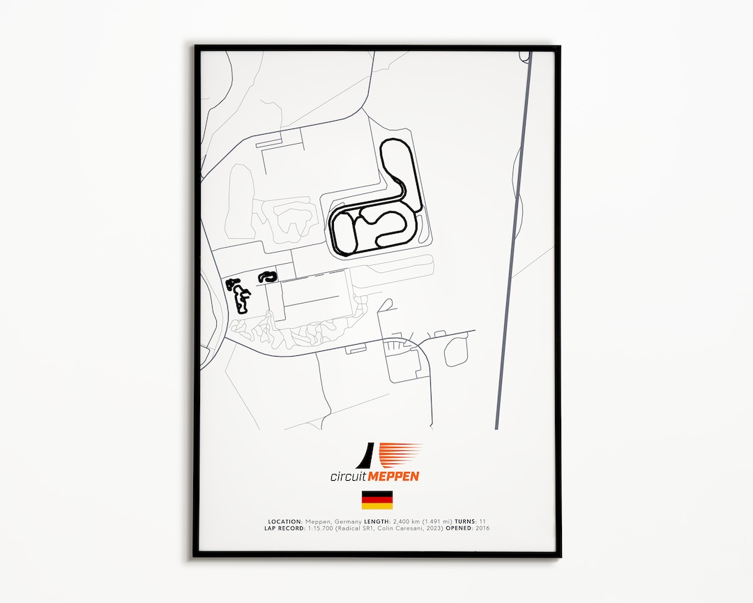 Circuit Meppen Poster Print Various Sizes and Designs High Quality ...