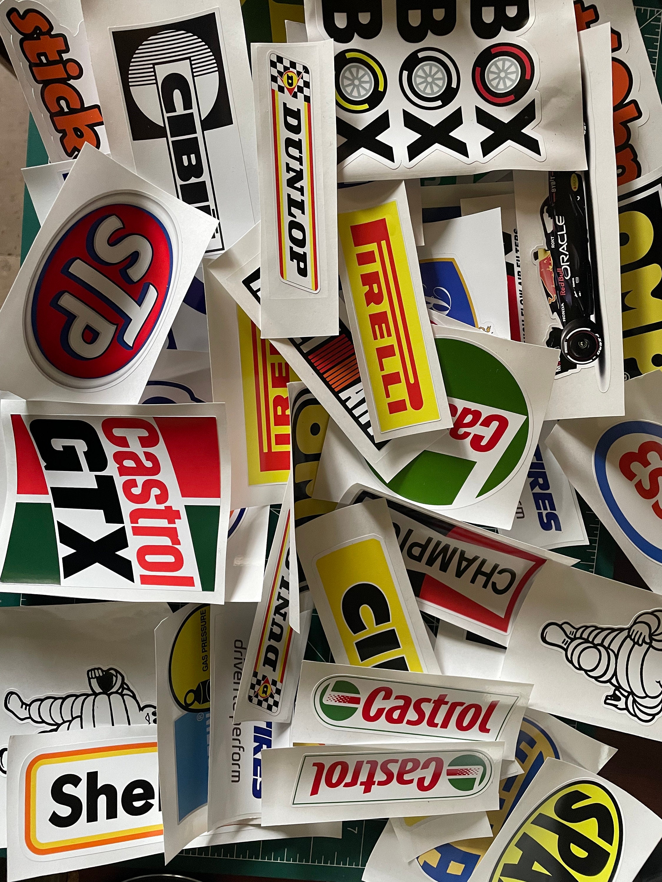 Sticker Bomb Selection With These Assorted 25 Motorsport Stickers - Etsy UK