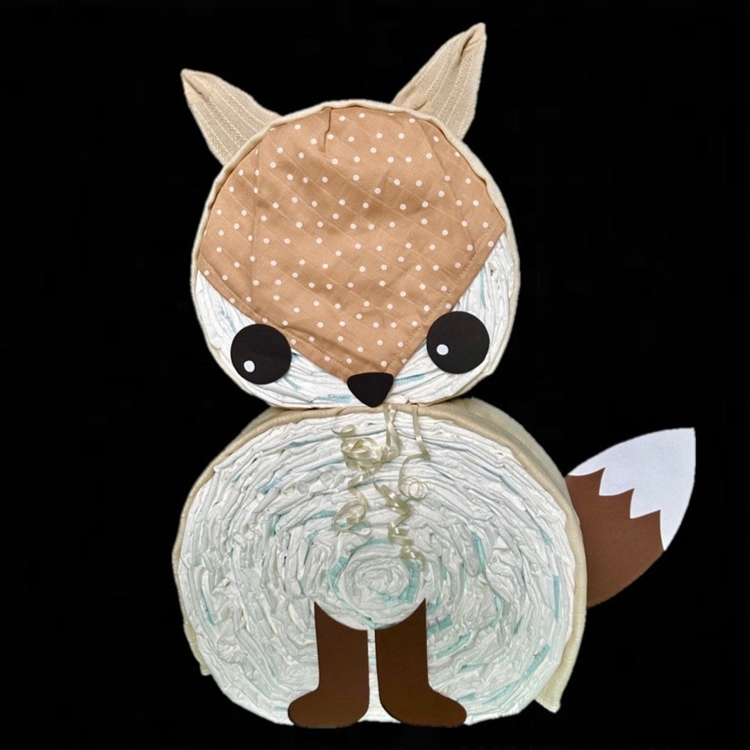 Diaper Cake Fox / Diaper Animals - Etsy