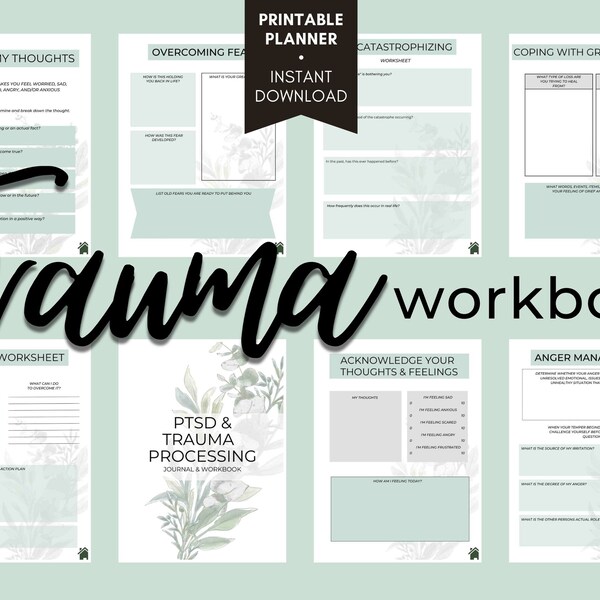 Trauma Workbook - Etsy