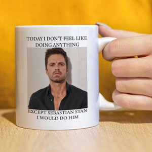 Sebastian Stan Mug, Gift for Her, Birthday Gift, Cute Gift Mug, Office ...