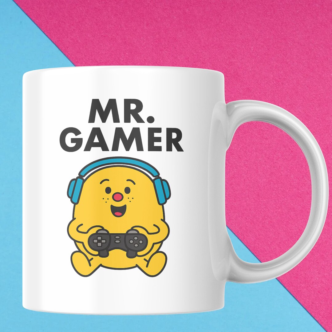 Novelty Mr GAMER Mug Funny Men Mr Him Gift Secret Santa Present Unique ...