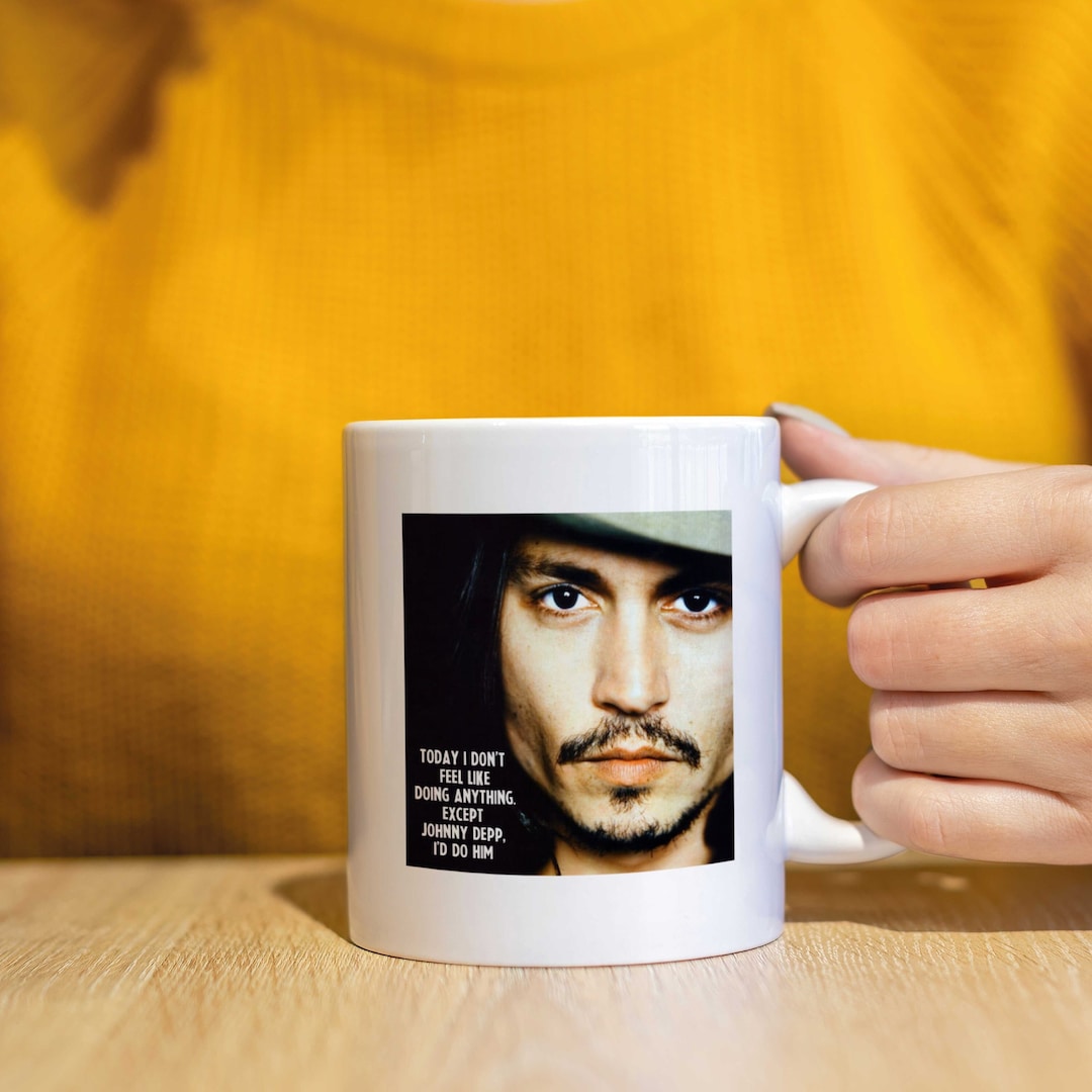 Johnny Depp Mug Gift for Her, Birthday Gift, Friend Gift, Office Gift ...