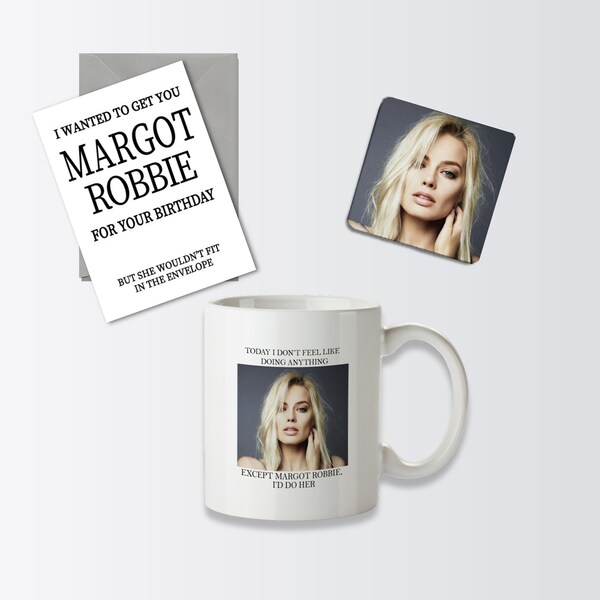 Margot Robbie Birthday Card - Etsy