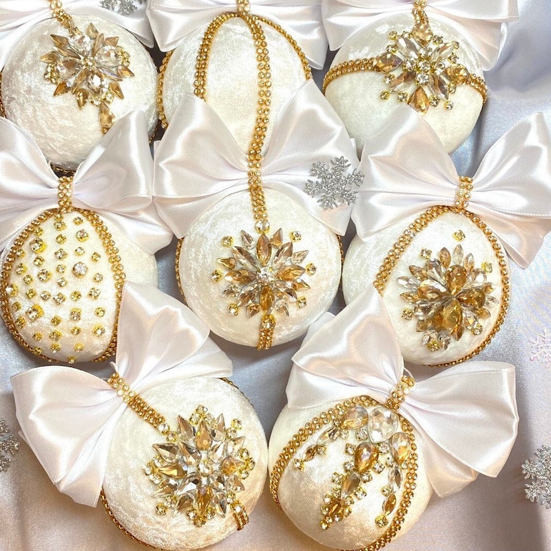 Elegant Christmas Ornaments - Etsy
