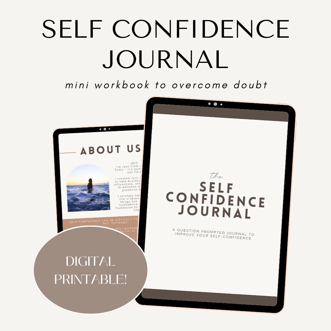 Self Confidence Journal | Printable Digital Journal | Self Love | Self ...