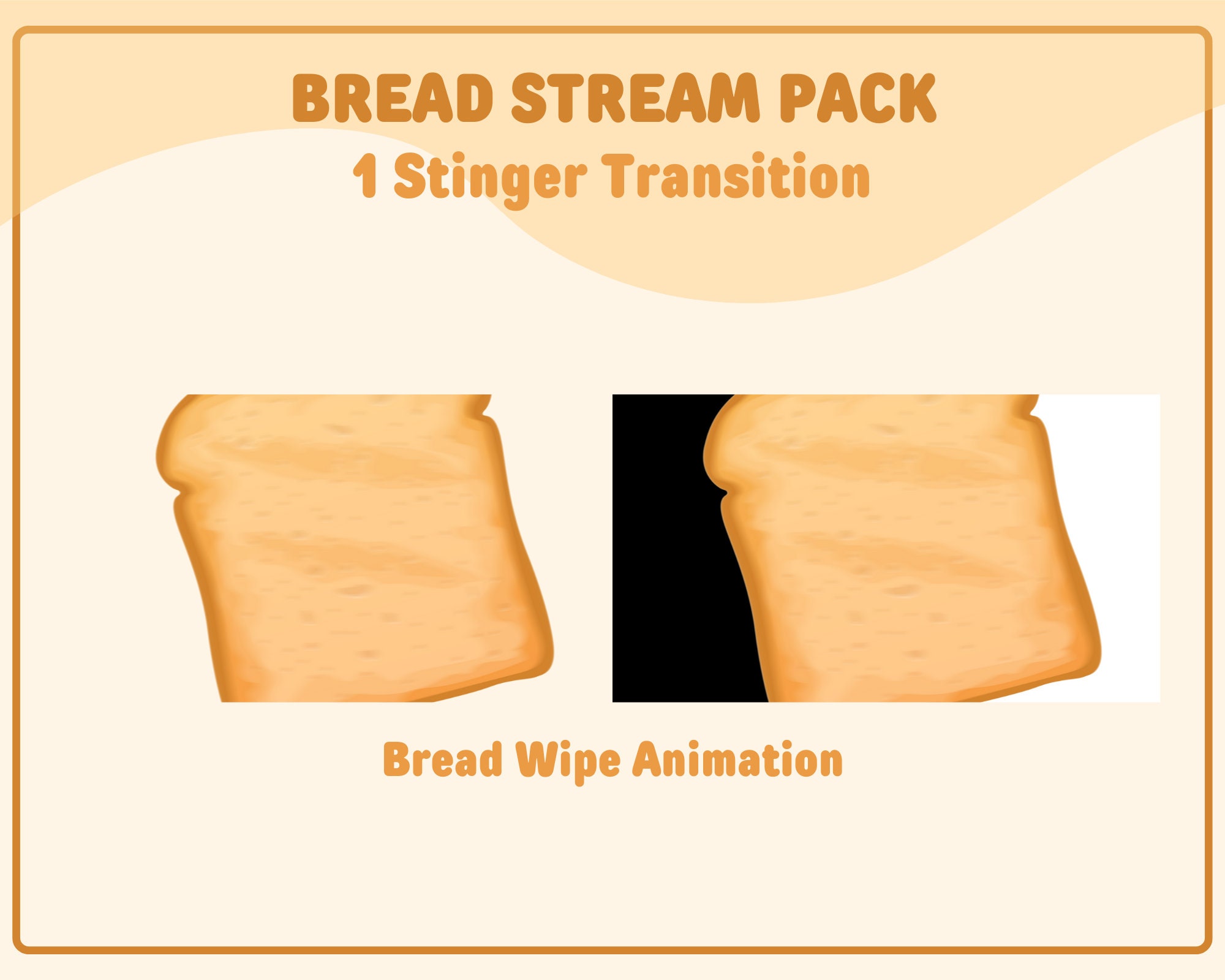 Animated Bread Themed Stream Pack | Twitch Overlays | Animated Scenes ...