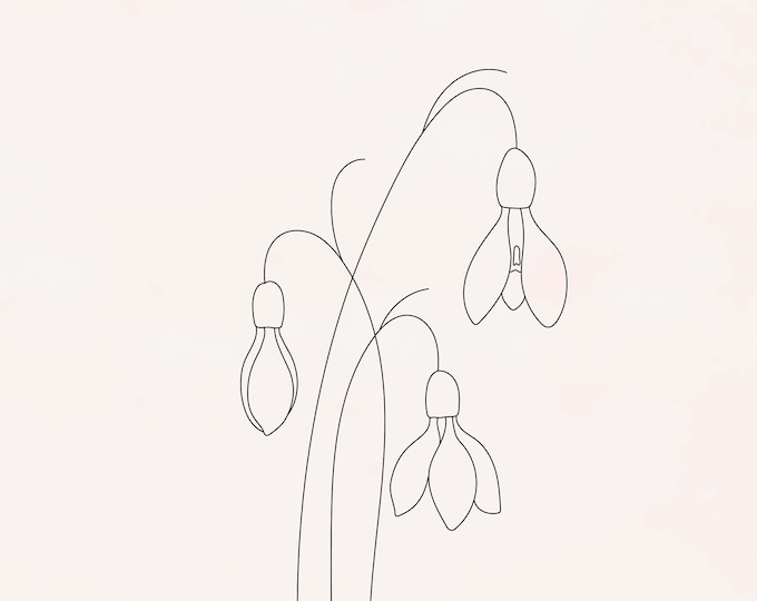 Snowdrop SVG Pen Tool for Cricut Drawing - Etsy