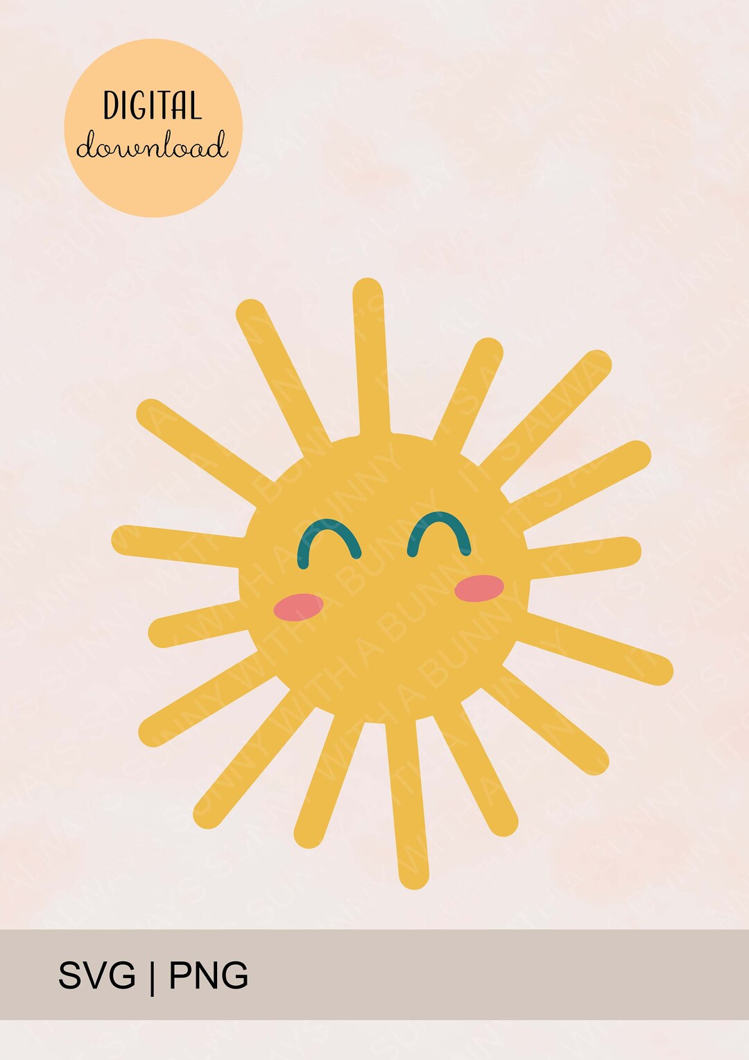 Happy Sun Vector File SVG for Cricut and Silhouette - Etsy