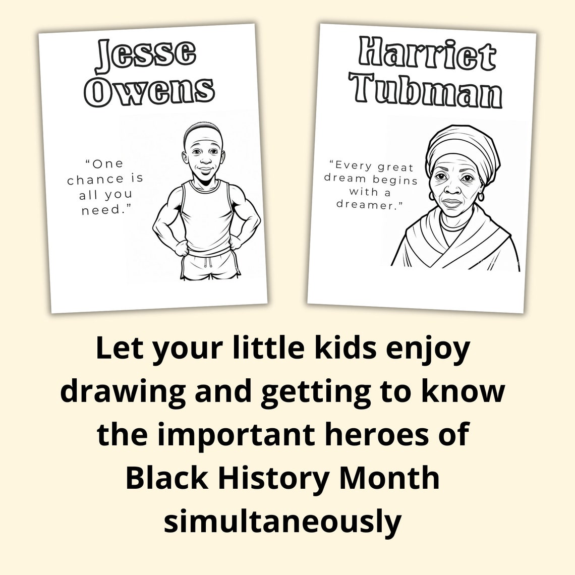 Important Figures in Black History Month Coloring Pages | Black History ...