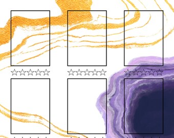 Pink 9 Book Reading Log, Fill In, With Ratings and Covers, Digital ...