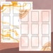 Pink 9 Book Reading Log, Fill In, With Ratings and Covers, Digital ...