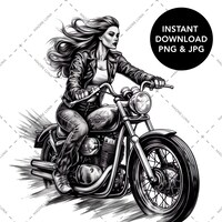 Witch Rider Motorcycle Halloween Design Instant Download - Etsy