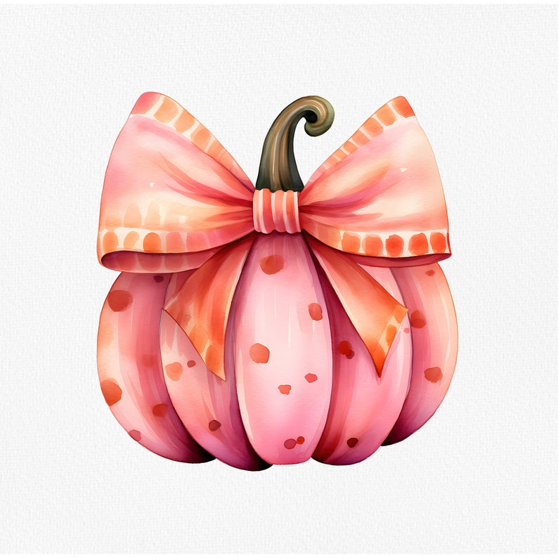 Pink and Fancy Pumpkins Clipart Set for Mother and Child or Besties 2 ...