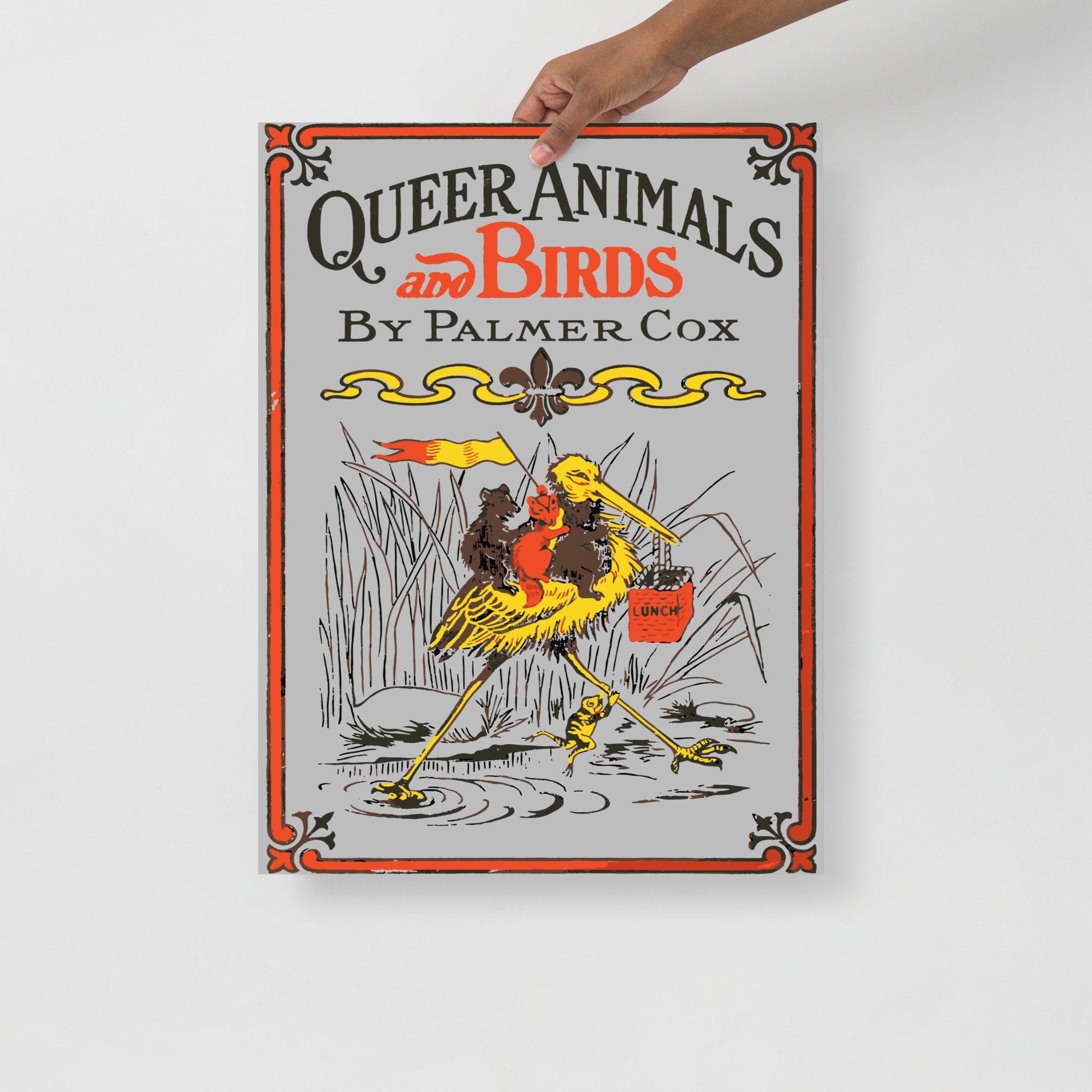 Queer Animals and Birds Vintage Poster, Subtle Bi Pride Lesbian Gift ...