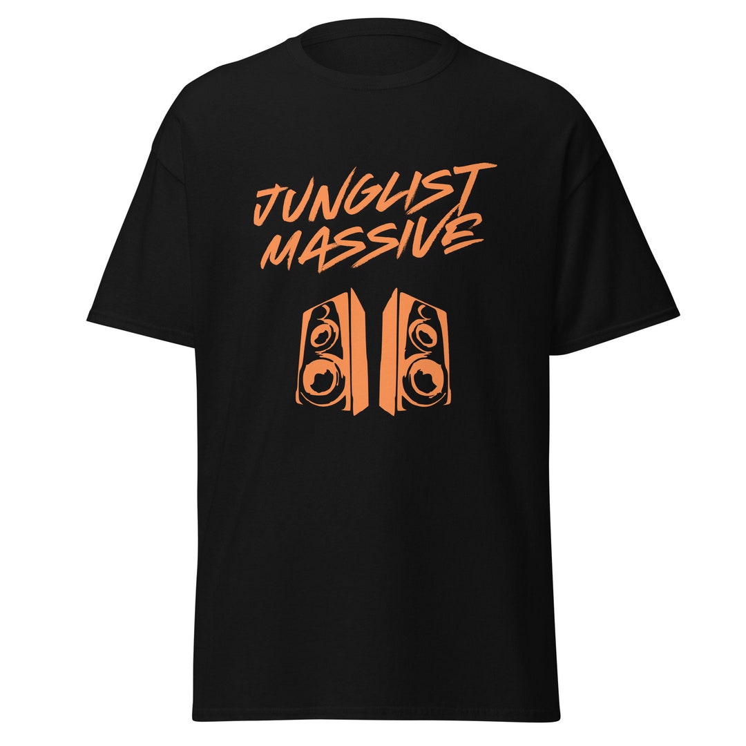 Junglist Massive T Shirt, Retro Drum and Bass UK Raver 90s Djs Gift Tee ...