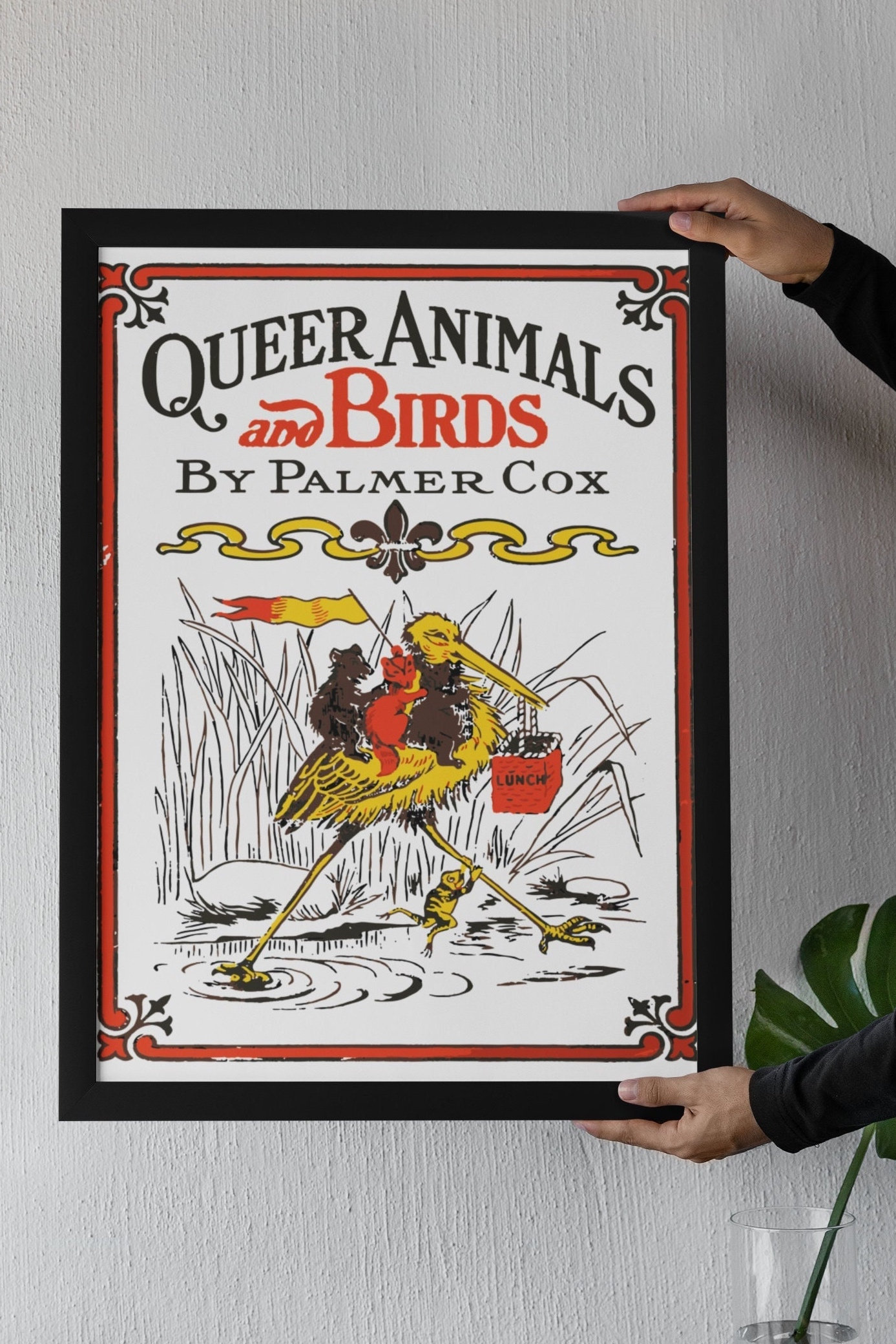 Queer Animals and Birds Vintage Poster, Subtle Bi Pride Lesbian Gift ...