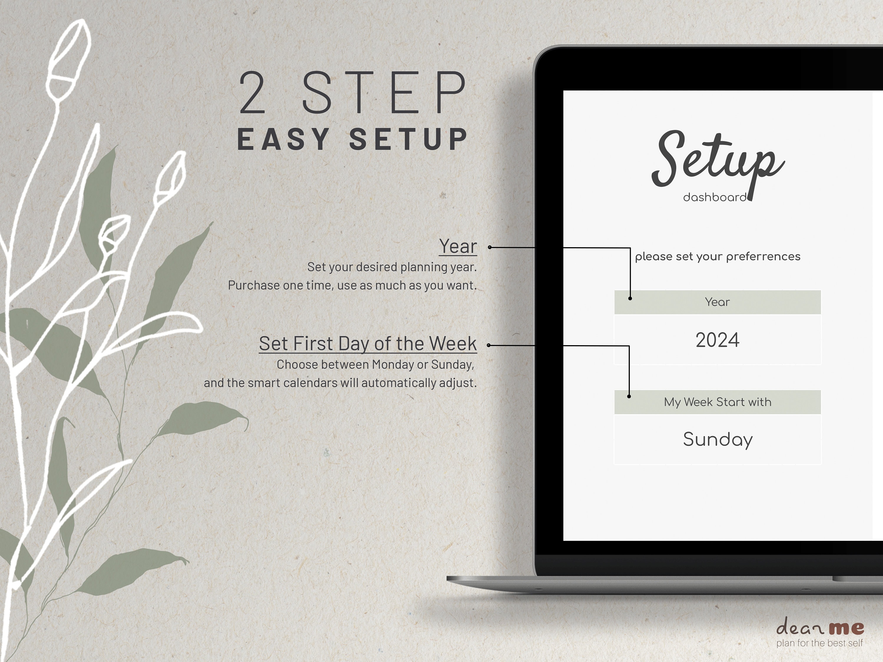 Google Sheets Monthly Calendar and Planner, Digital Planner Spreadsheet ...