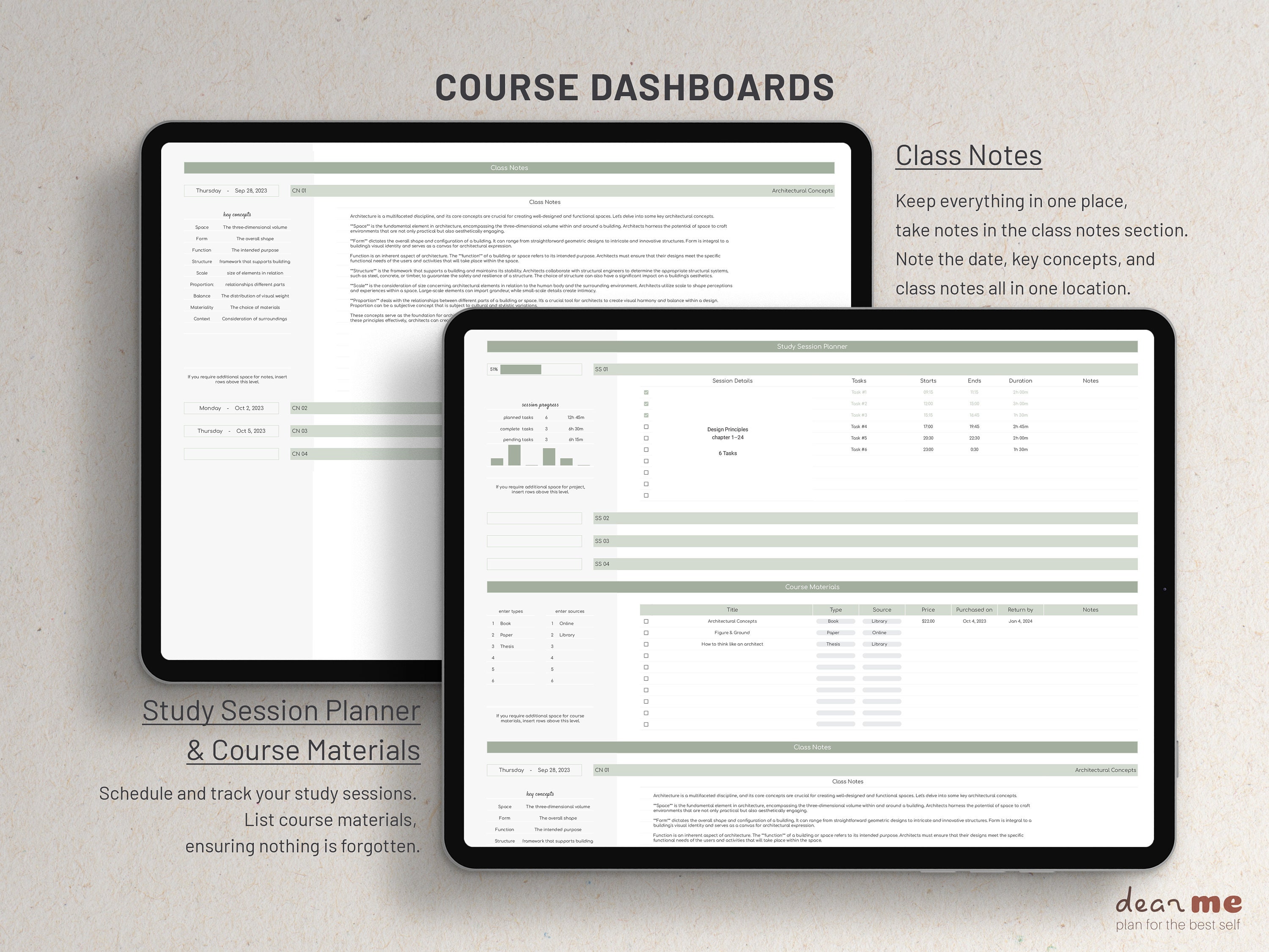 Google Sheets Academic Digital Planner, Student Spreadsheets ...