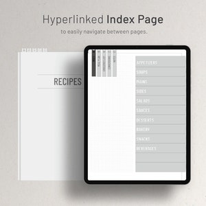 Digital Recipe Book and Meal Planner for Goodnotes and Notability ...