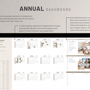 Ultimate Student Planner, Google Sheets Academic Digital Planner ...