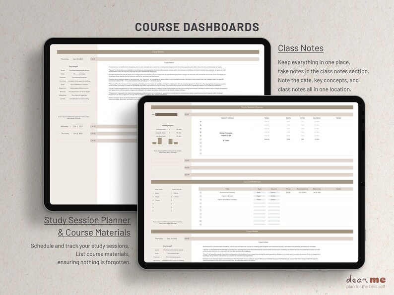 Ultimate Student Planner, Google Sheets Academic Digital Planner ...
