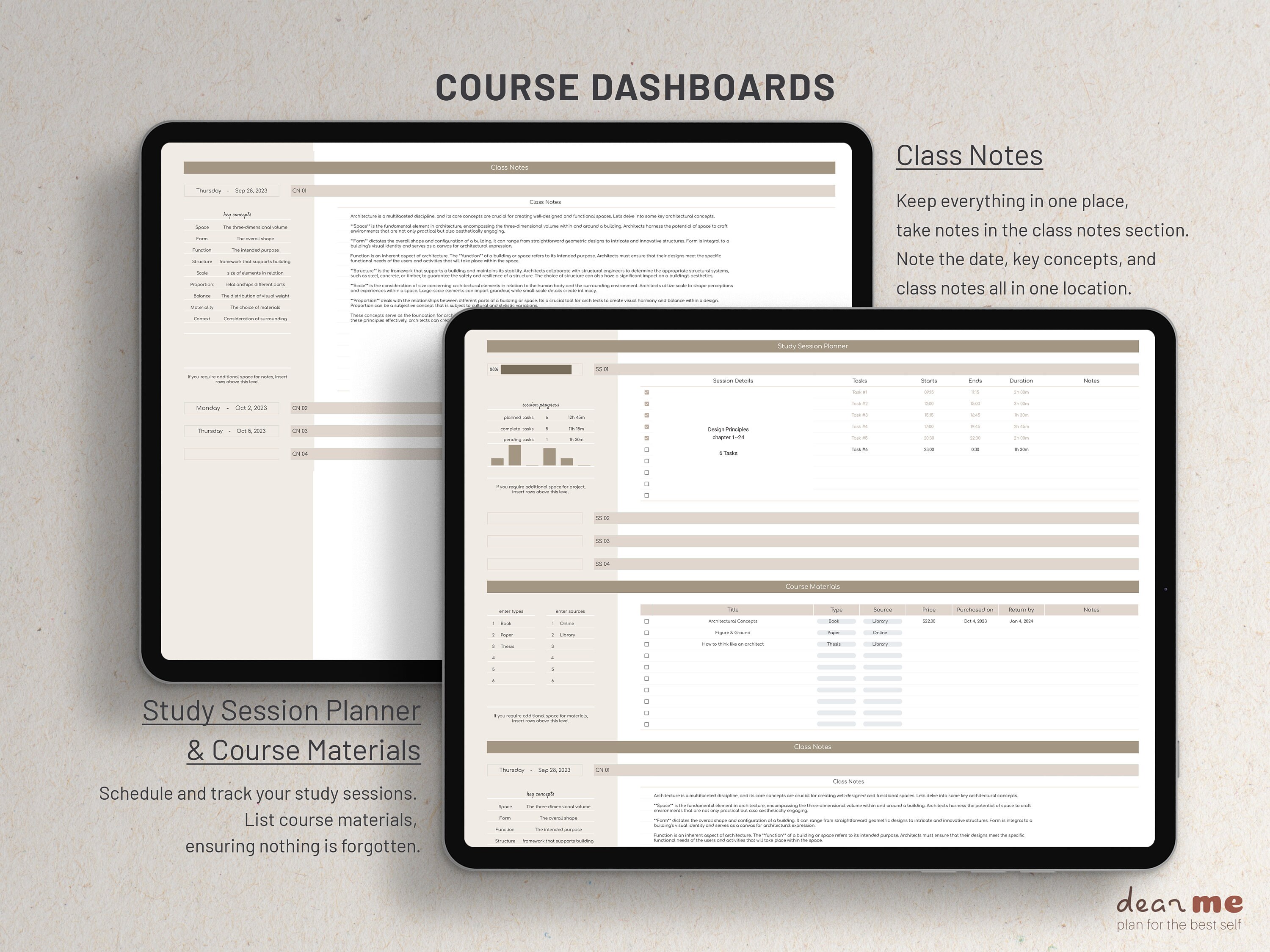 Ultimate Student Planner, Google Sheets Academic Digital Planner ...