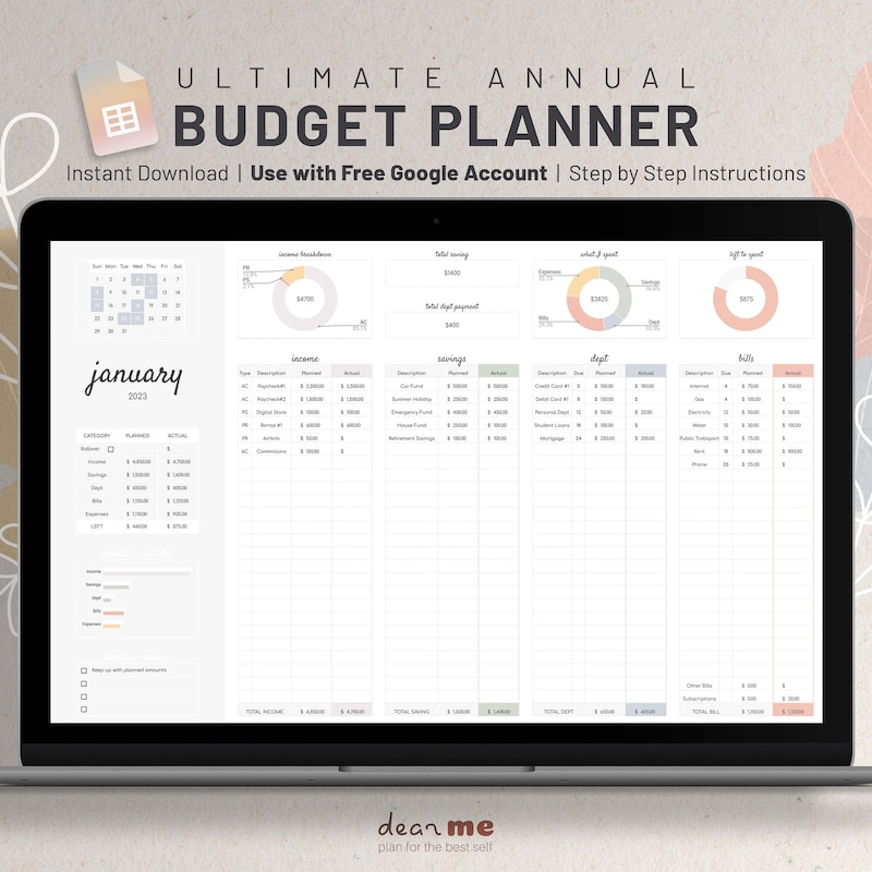 Calender and Finance - Etsy