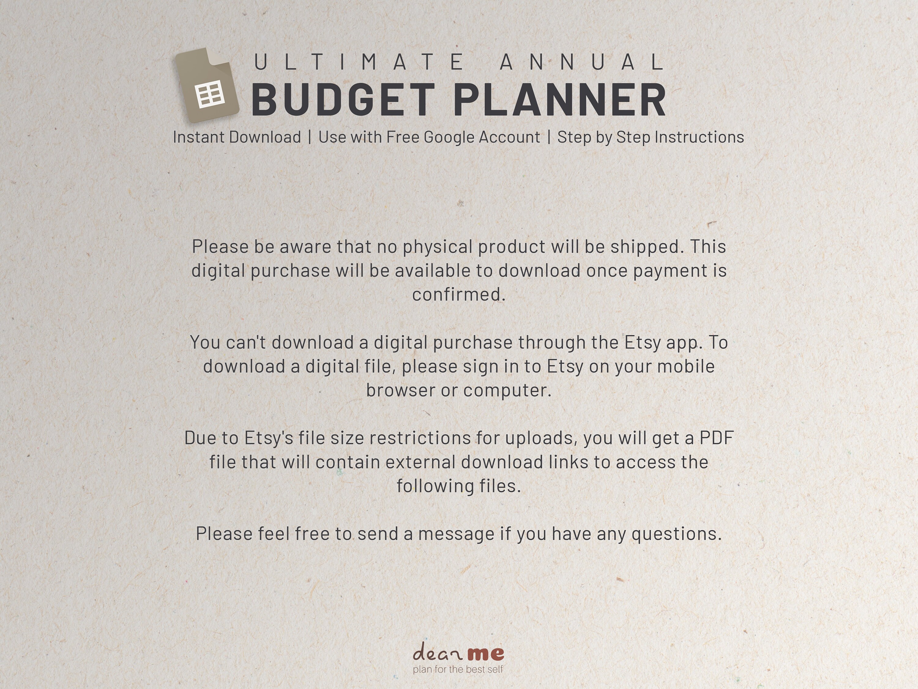 Ultimate Annual Budget Planner Spreadsheet, Neutral Color Financial ...