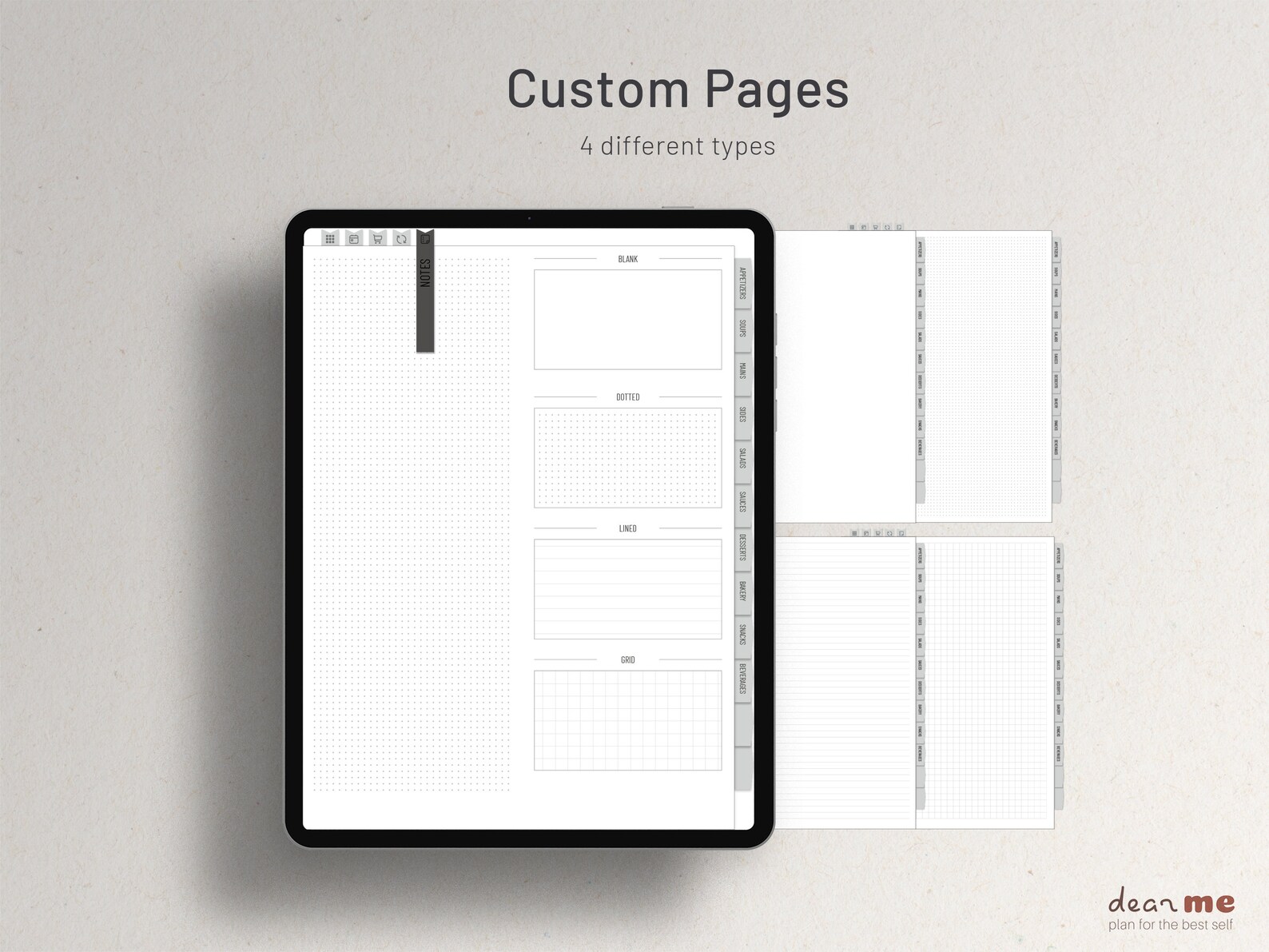 Digital Recipe Book and Meal Planner for Goodnotes and Notability ...