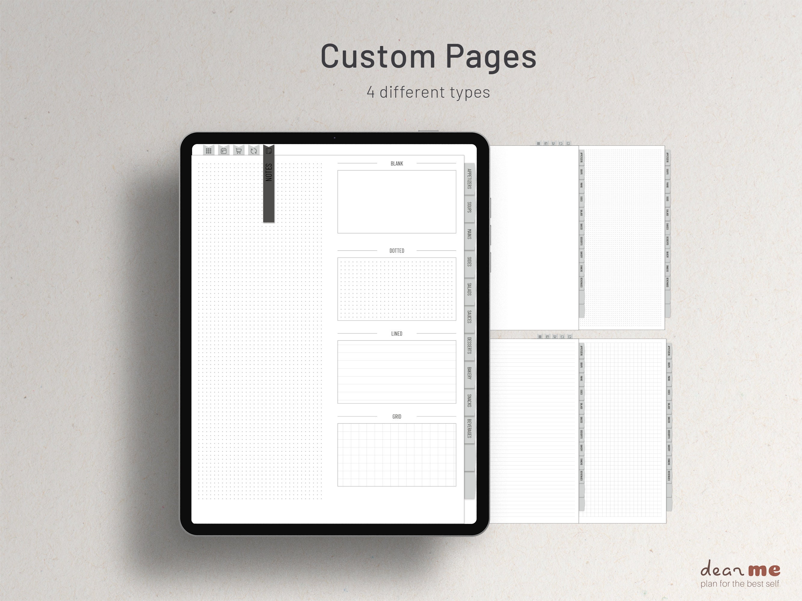 Digital Recipe Book and Meal Planner for Goodnotes and Notability ...