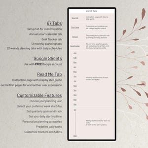 Google Sheets Digital Life Planner, Digital Annual Calendar Spreadsheet ...