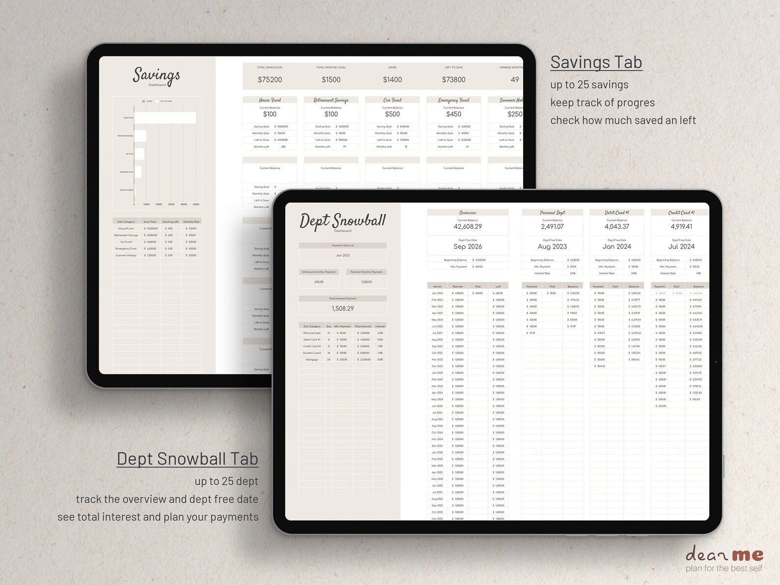 Ultimate Annual Budget Planner Spreadsheet, Neutral Color Financial ...