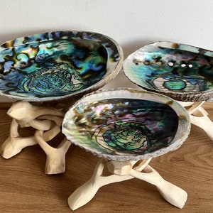 Wooden Stands for Abalone Shells Medium Large - Etsy