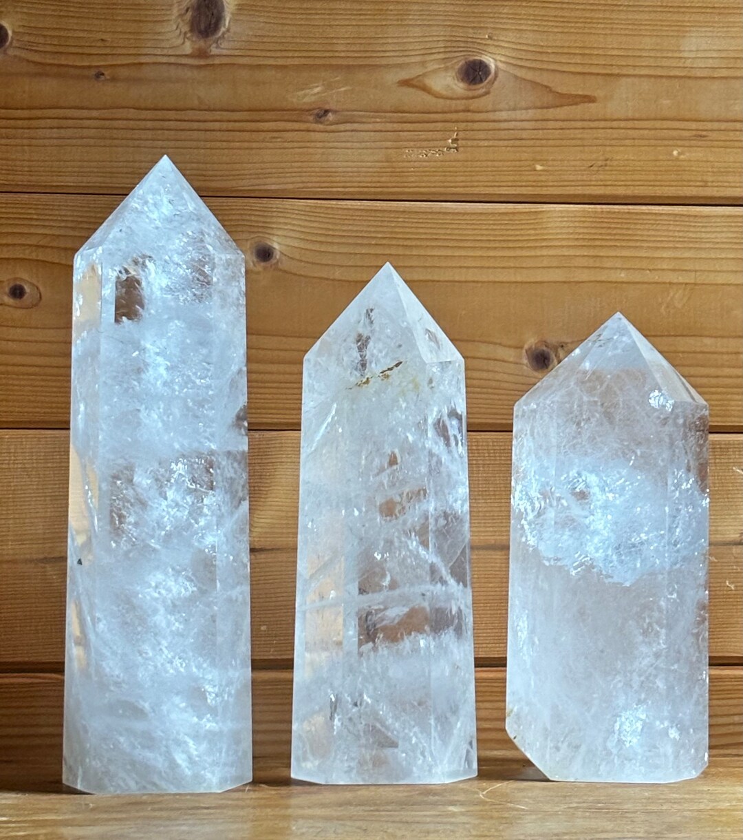 Beautiful and Natural Quality Clear Quartz Crystal Towers Collectors ...