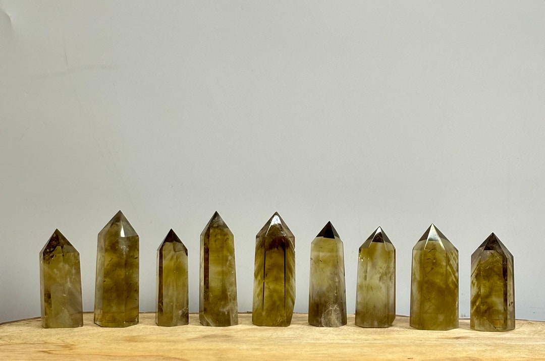 Natural Brazilian Citrine Towers Solar Plexus Crystals Reiki & Chakra ...