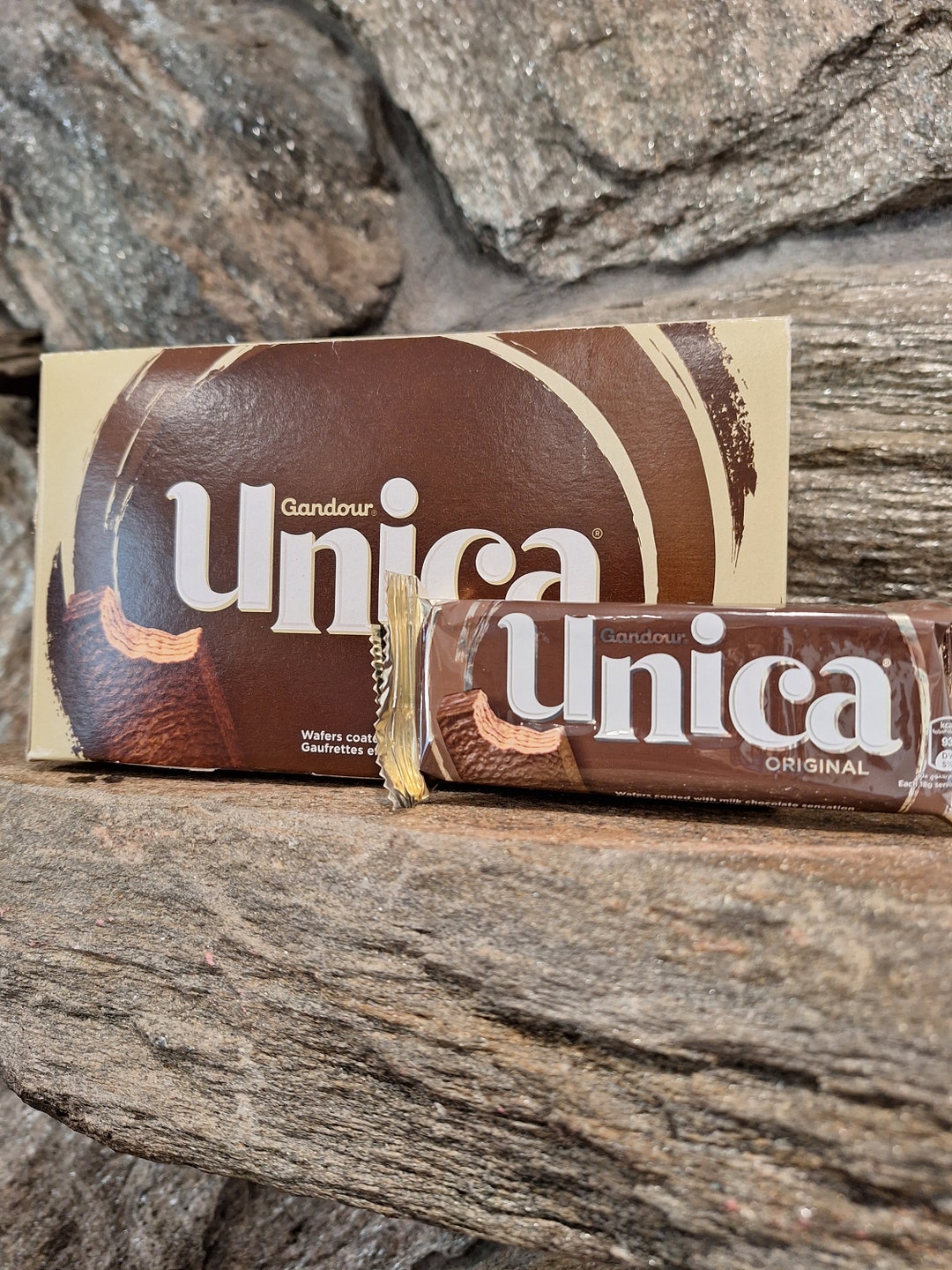 Lebanese Chocolate Wafer Bars - Unica - Box of 24 Bars - Made in ...