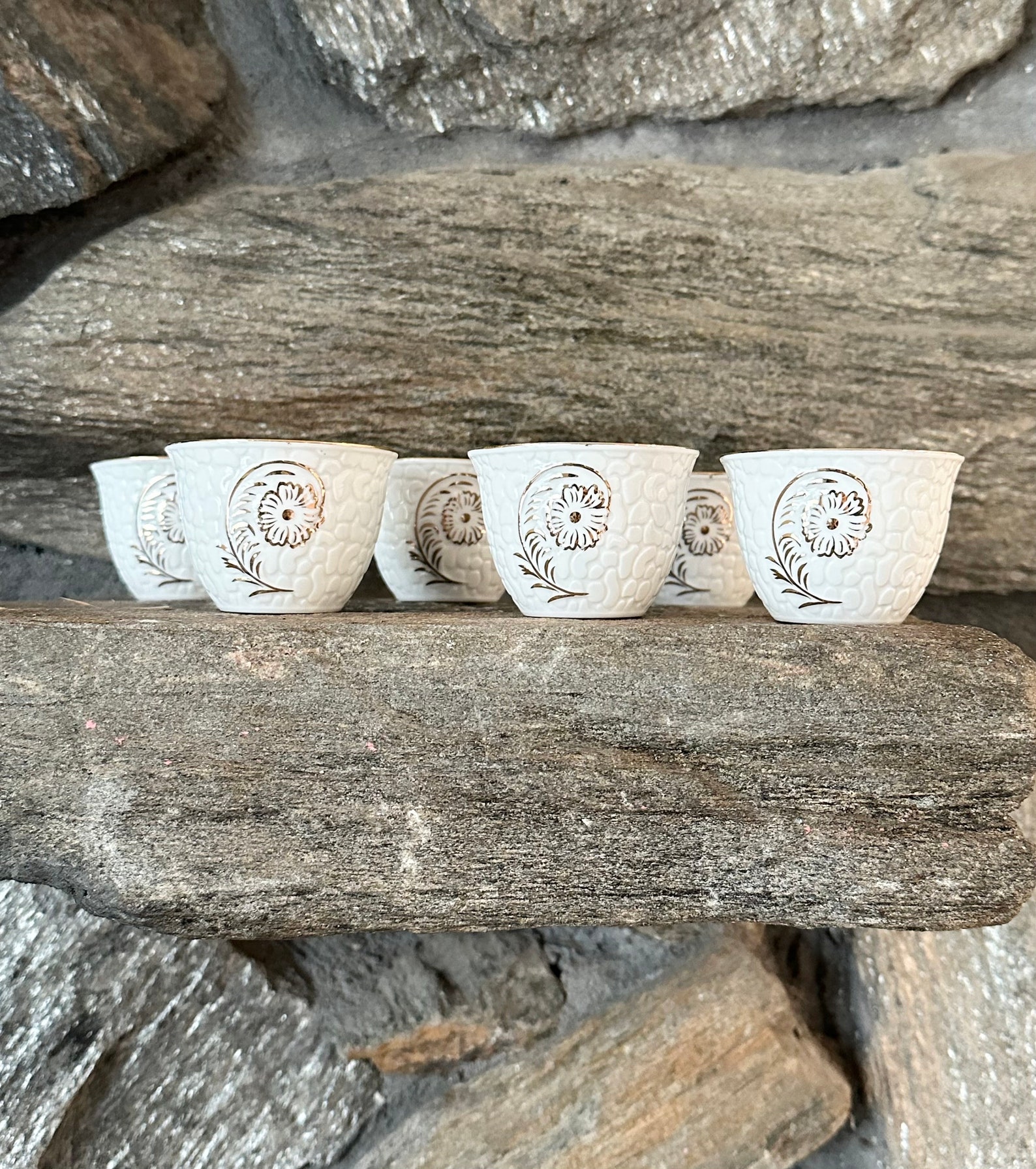 Traditional Lebanese Chaffé - Arabic Coffee Cups - Turkish Coffee ...