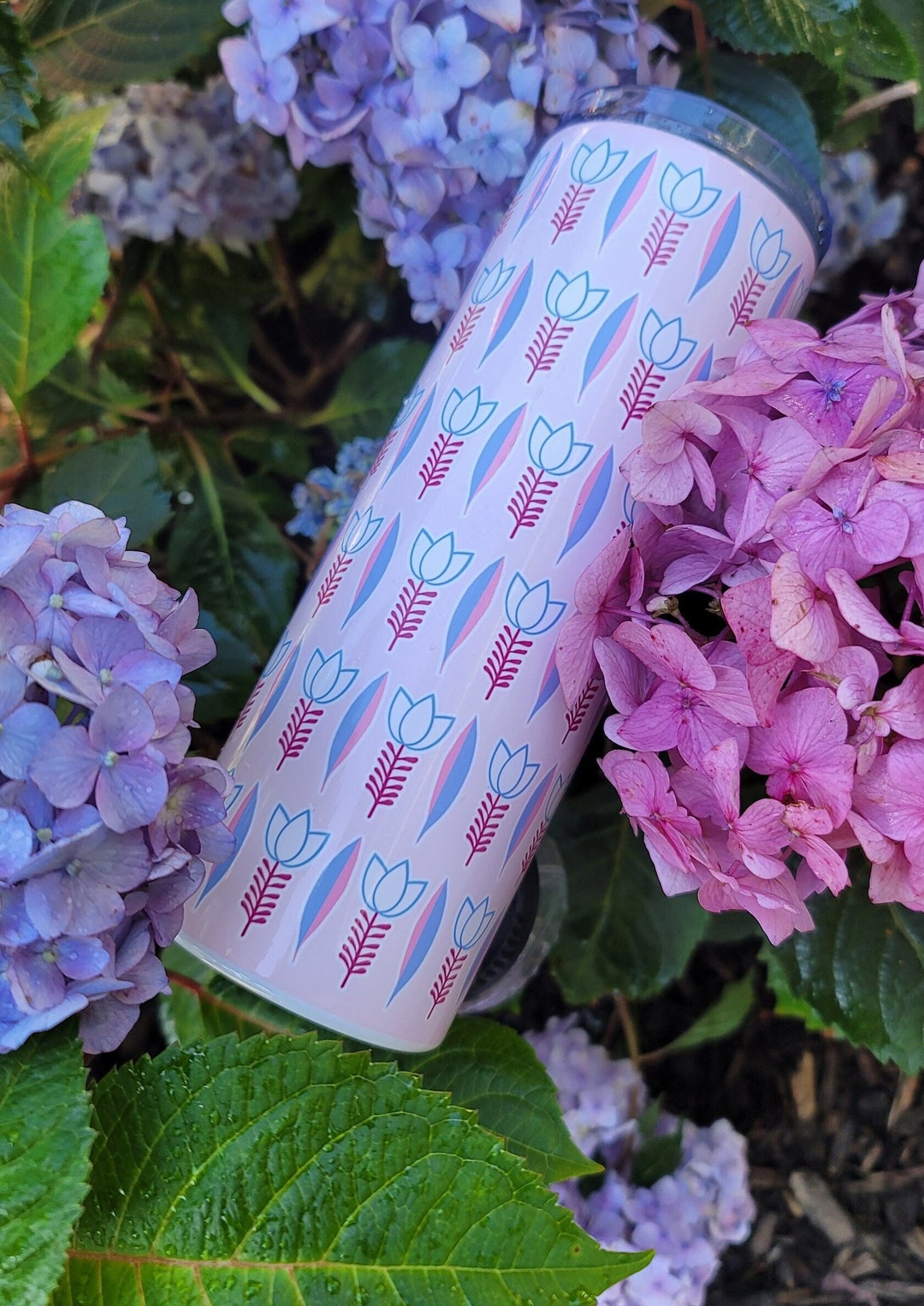 Bubblegum Chaffé Design Tumbler made in Lebanon Water Coffee Bottle ...