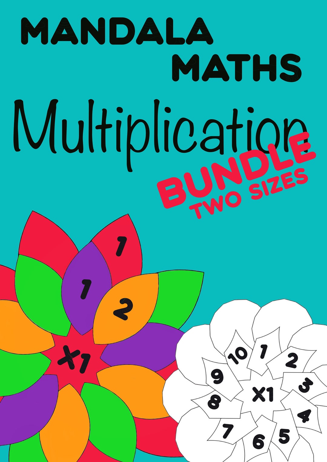 Mandala Maths - Multiplication (two Sizes) - Etsy