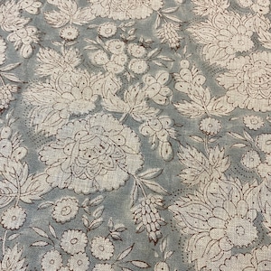 Linen Fabric Block Print Fabric in Summers Soft Linen Fabric - Best for ...