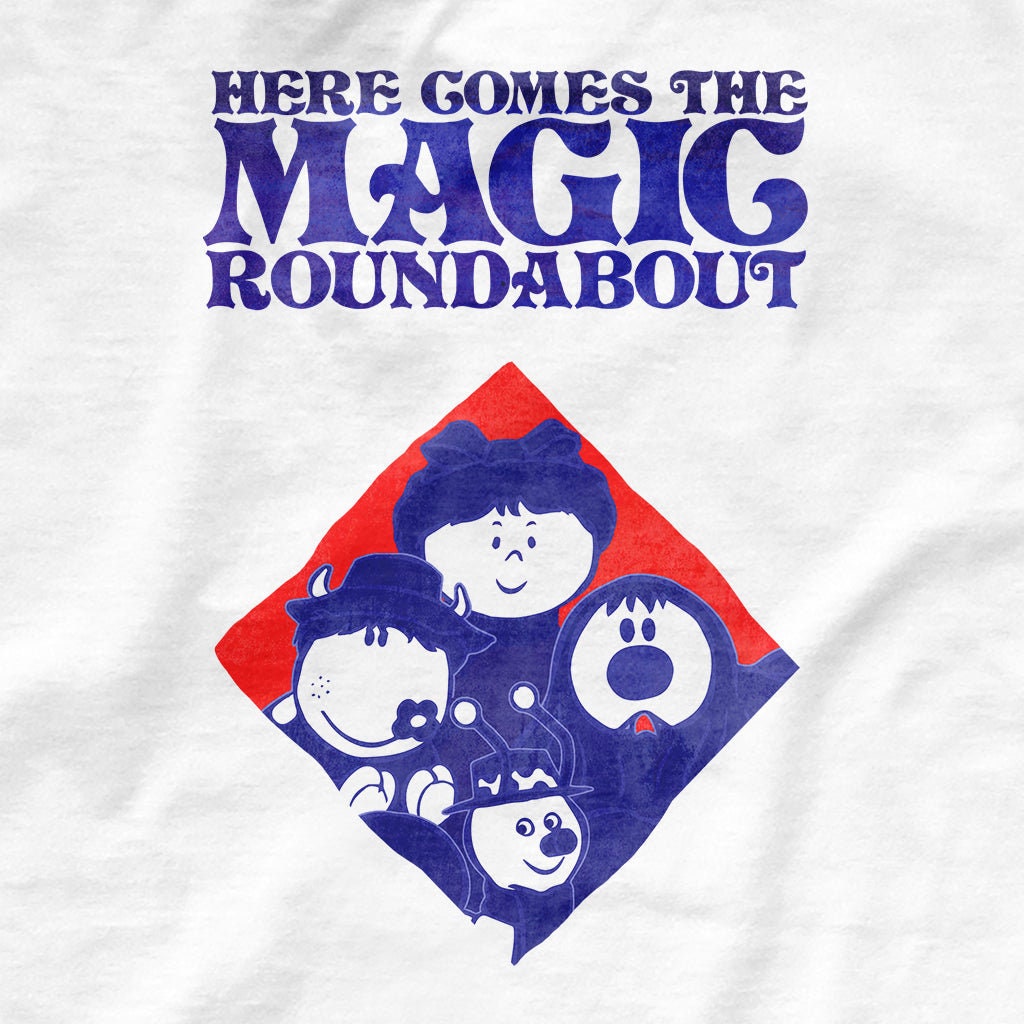 The Magic Roundabout Retro Blue Tone Diamond Men's T-Shirt sold by ...