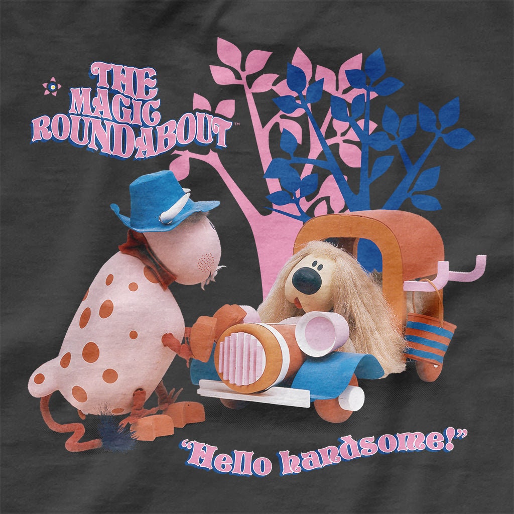 The Magic Roundabout Ermintrude & Dougal Hello Handsome Men's T-Shirt ...