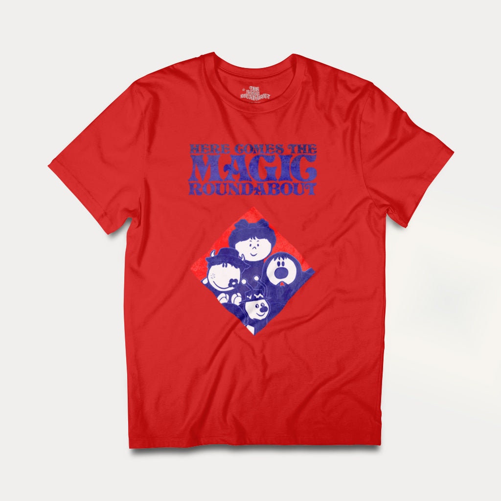 The Magic Roundabout Retro Blue Tone Diamond Men's T-Shirt sold by ...
