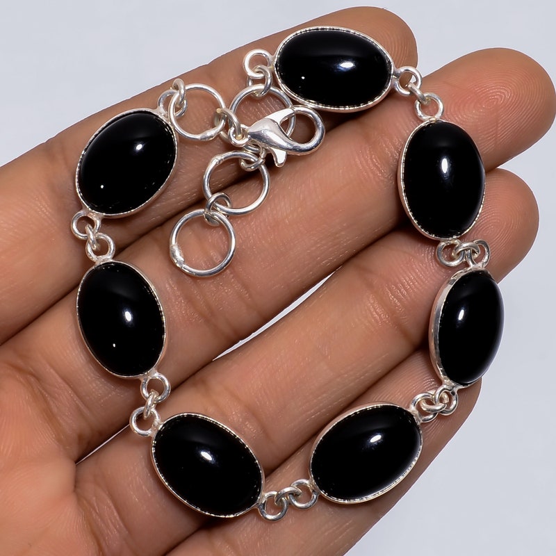 Black Onyx Bracelet - Etsy