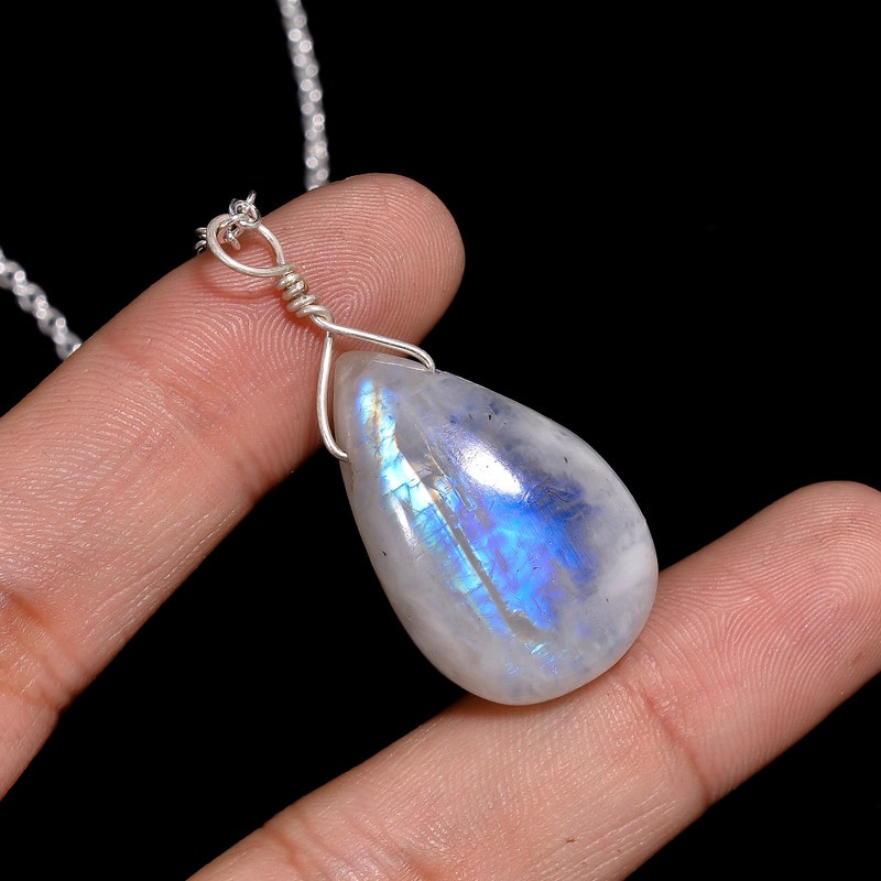 Moonstone Necklace - Etsy